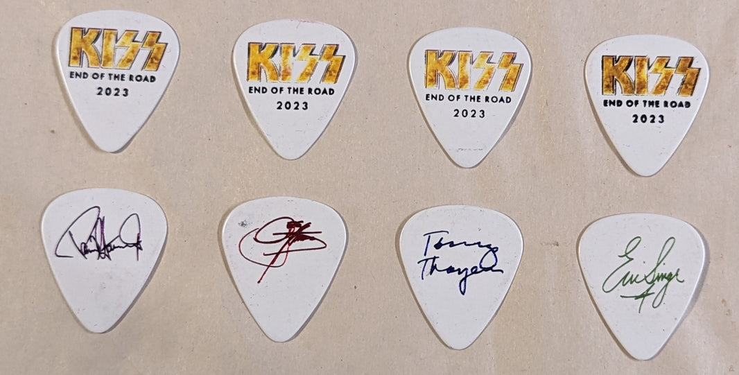 KISS 2023 End of the Road Tour USA Guitar Picks – KISS Pick Haven
